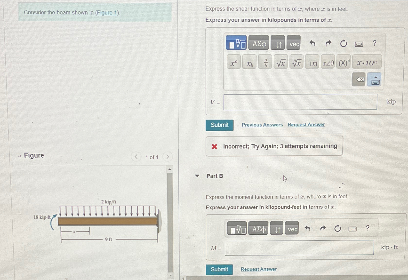 Solved Consider the beam shown in (Figure 1).Figure1 of | Chegg.com Solved Consider the beam shown in (Figure 1).Figure1 of | Chegg.com