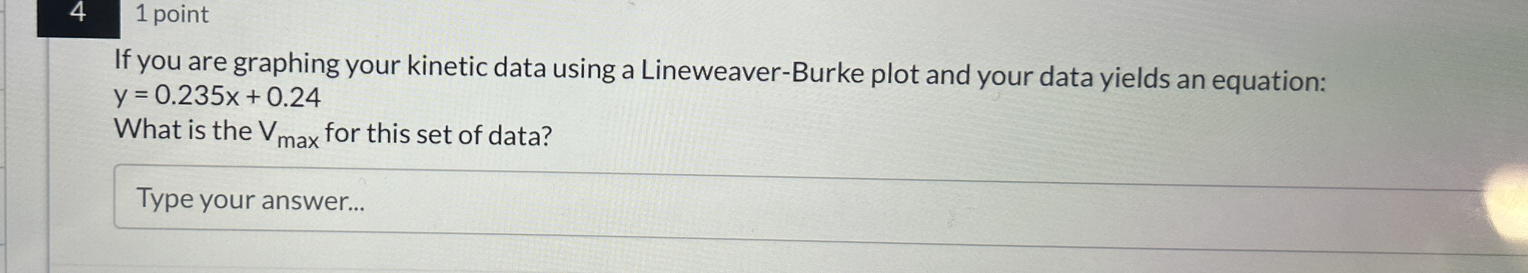 Solved 41 ﻿pointIf you are graphing your kinetic data using | Chegg.com