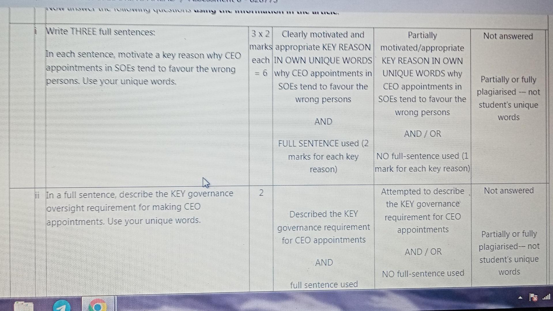 Solved *** ***** me my questions warmy we mmm Write THREE | Chegg.com