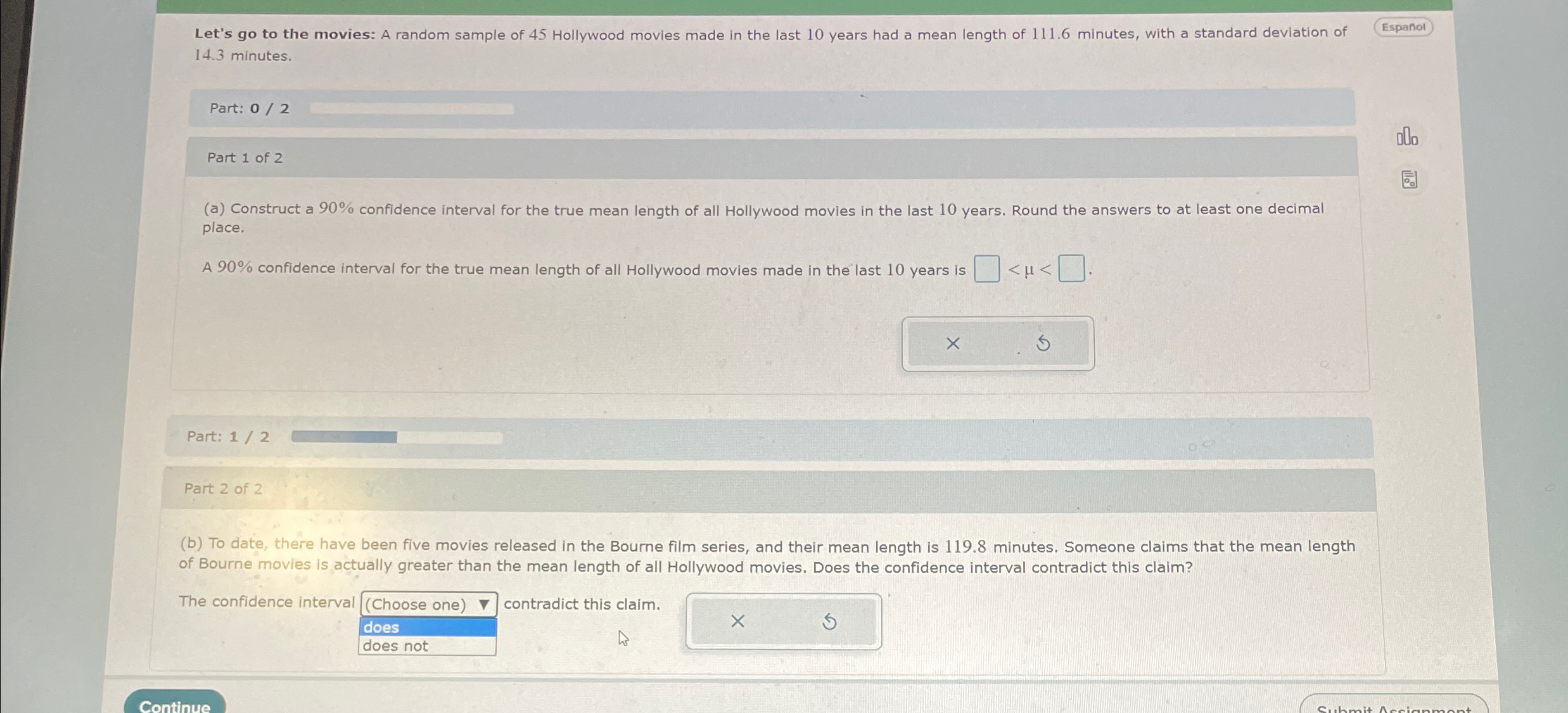 Solved Let's go to the movies: A random sample of 45 | Chegg.com