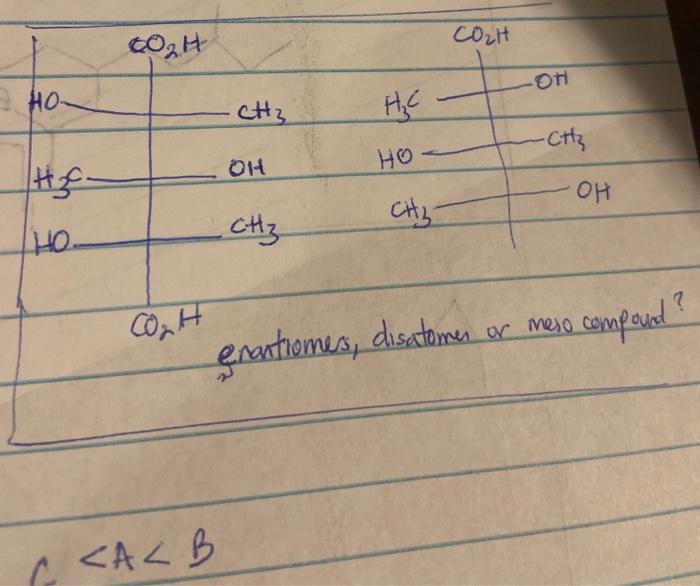 Solved COH CO2H OH HO •CH3 -CH ; OH Hoa — •OH 애 CH₂ CH3 HO | Chegg.com