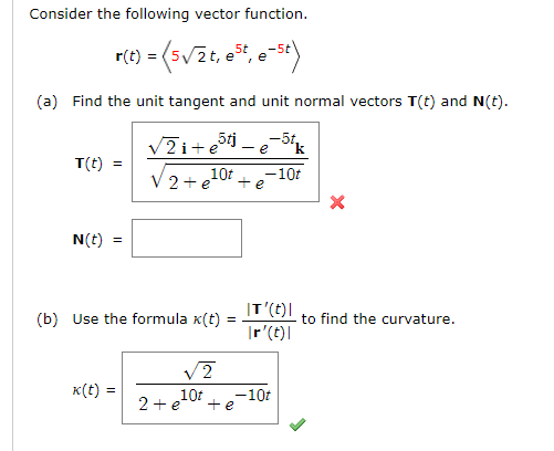 Solved Consider the following vector | Chegg.com