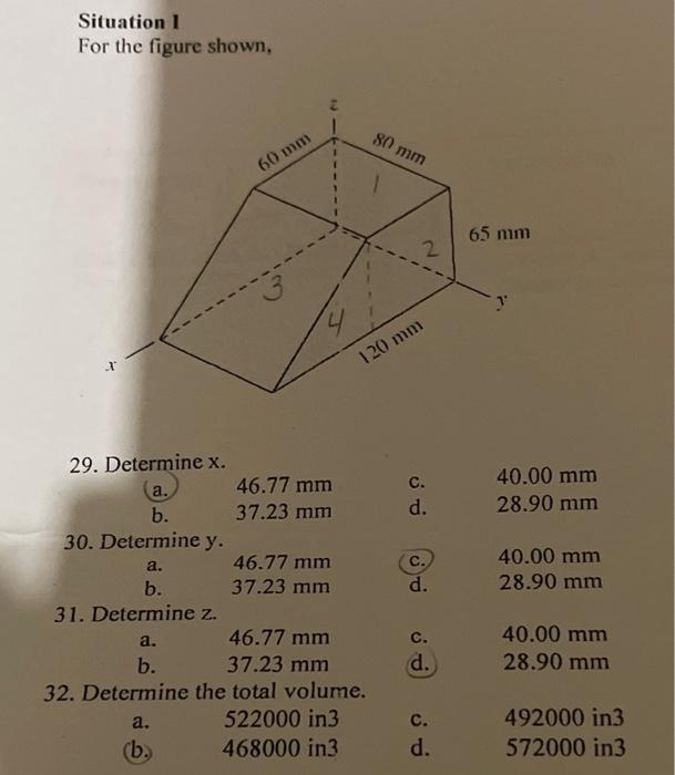 Solved a. determine xb. determine yc. determine zd. | Chegg.com