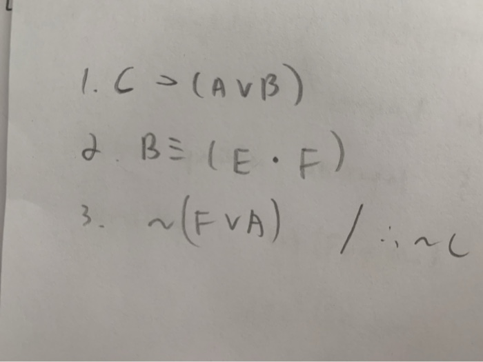 Solved construct a proof by following argument use the | Chegg.com
