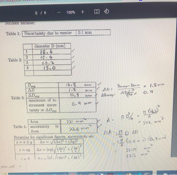 Solved can please explain how to find (Dmin)^D= Dmax(67.2)- | Chegg.com