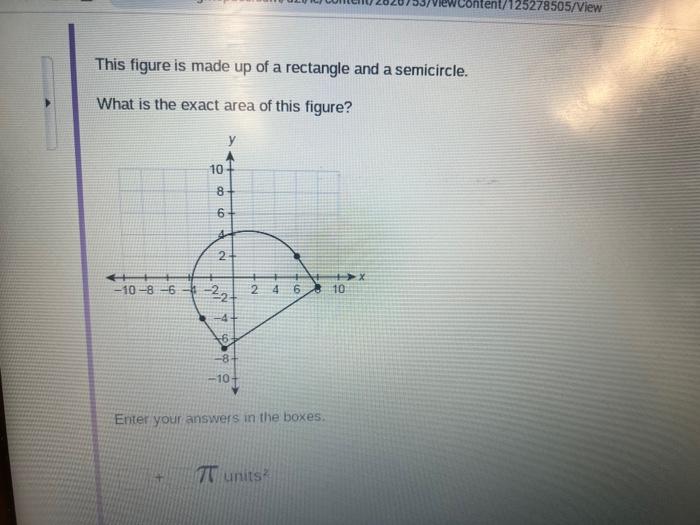 Solved This figure is made up of a rectangle and a | Chegg.com