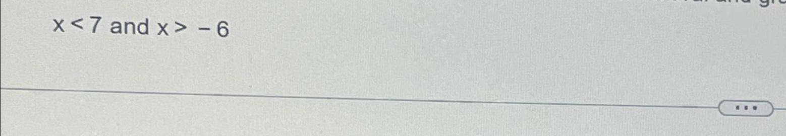 Solved x -6 | Chegg.com