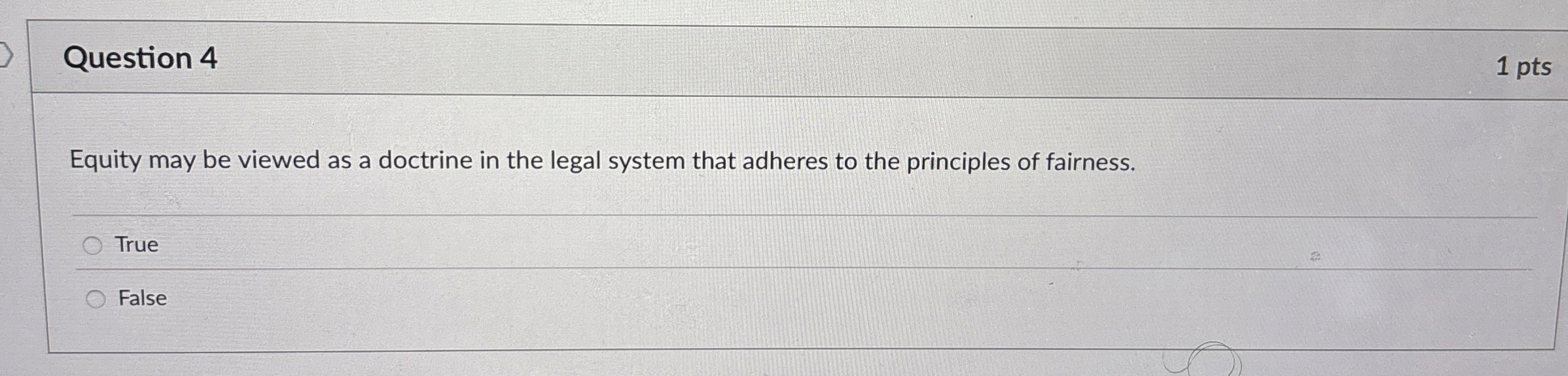Solved Question 4Equity may be viewed as a doctrine in the | Chegg.com
