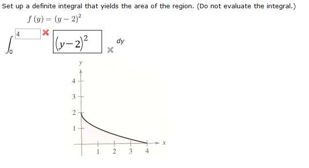Solved Set up a definite integral that yields the area of | Chegg.com