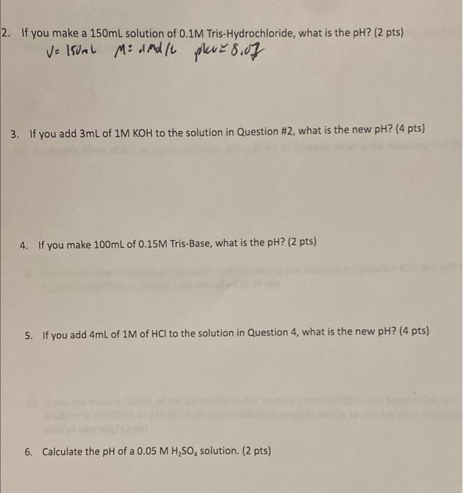 Solved If you make a 150 mL solution of 0.1M | Chegg.com