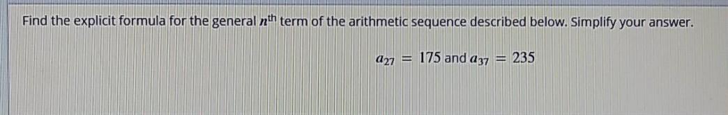 Solved Find the explicit formula for the general nth term of | Chegg.com
