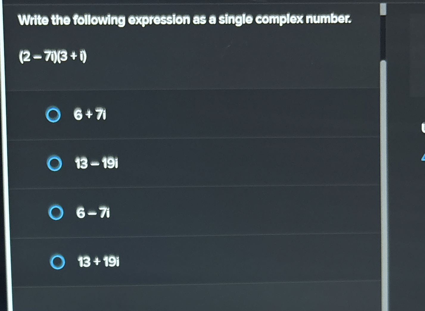 Solved Wite the following expression as a single complex | Chegg.com