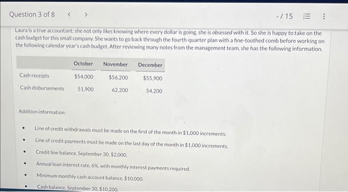 [Solved]: pls answer everything! Laura is a true accountan