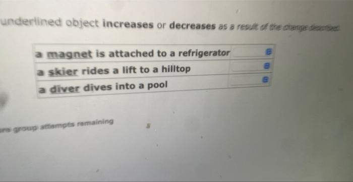 Solved state whether the potential energy of the underlined | Chegg.com