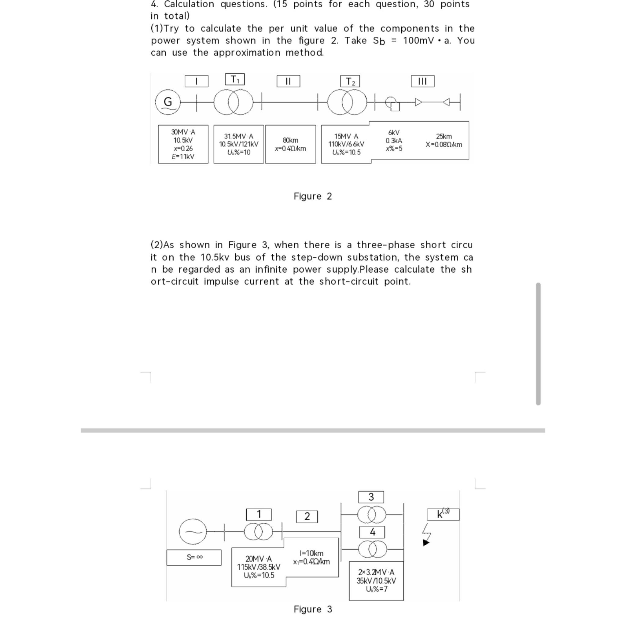 Solved Calculation questions. (15 ﻿points for each question, | Chegg.com