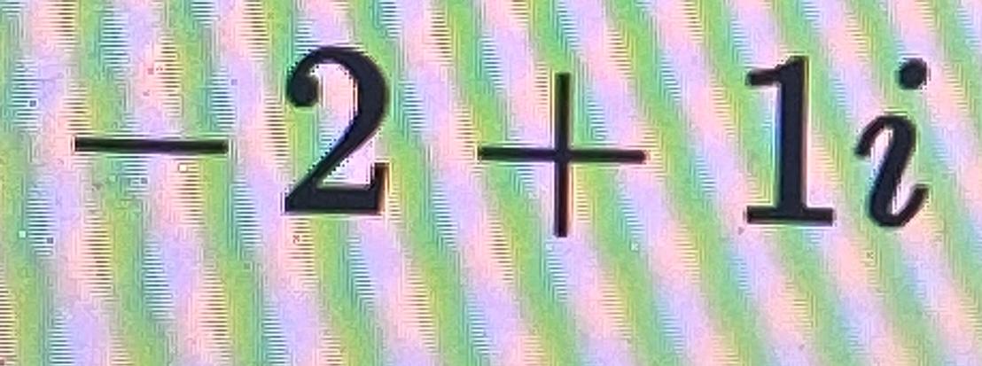 Solved -2+1i | Chegg.com