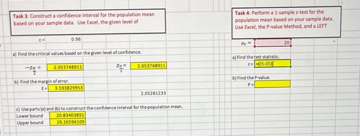 Solved will thumbs up please provide formulas used for each | Chegg.com
