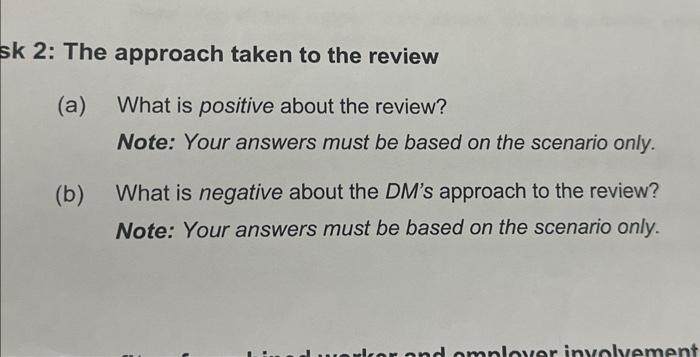 Solved k 2: The approach taken to the review (a) What is | Chegg.com