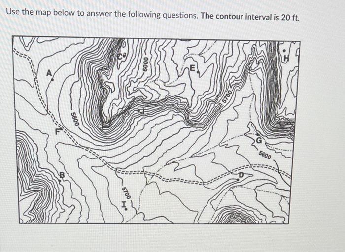 Solved Use the map below to answer the following questions. | Chegg.com