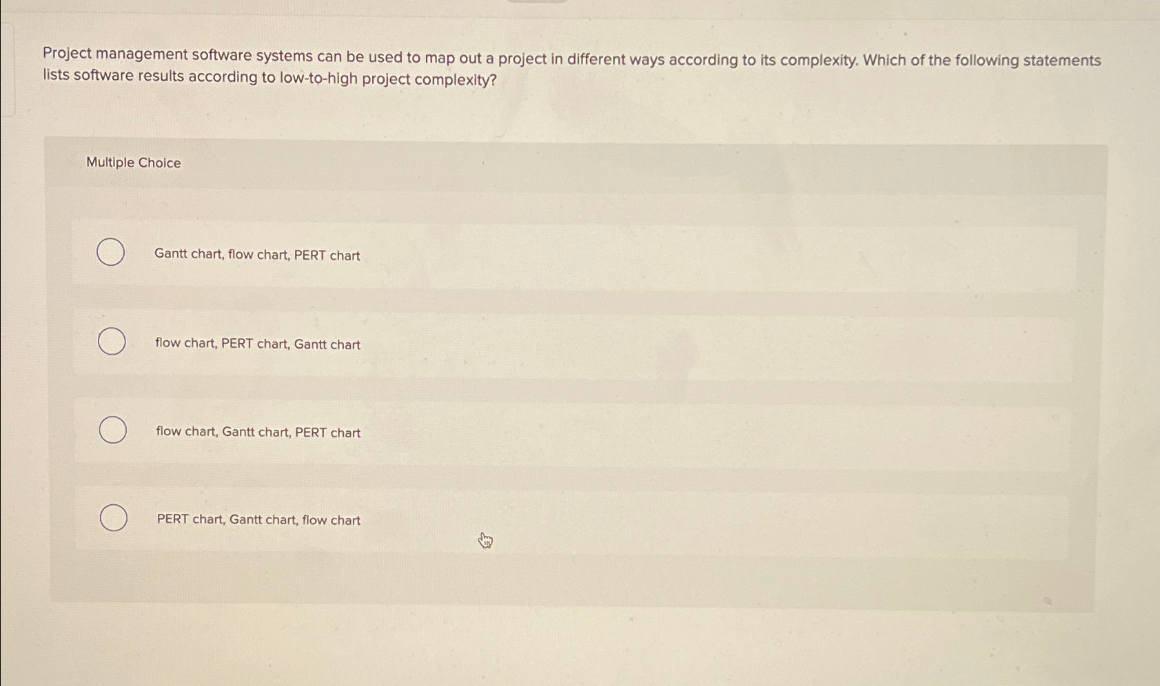 Solved Project management software systems can be used to | Chegg.com