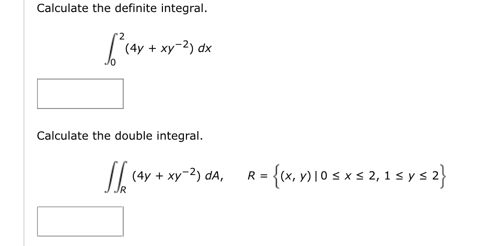 Solved Calculate the definite | Chegg.com