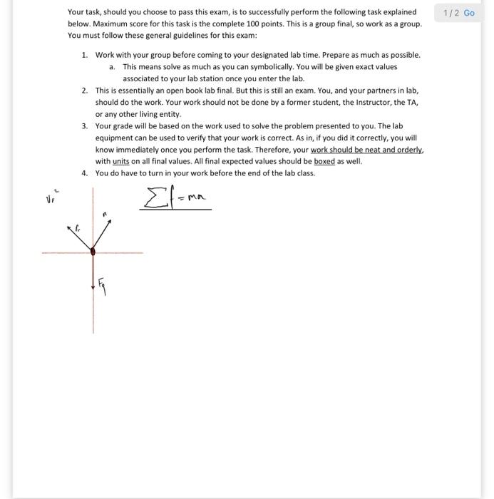 Solved Your task, should you choose to pass this exam, is to | Chegg.com
