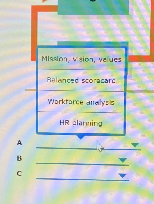 STRATEGIC PLANNING HR PLANNING Mission, vision, | Chegg.com