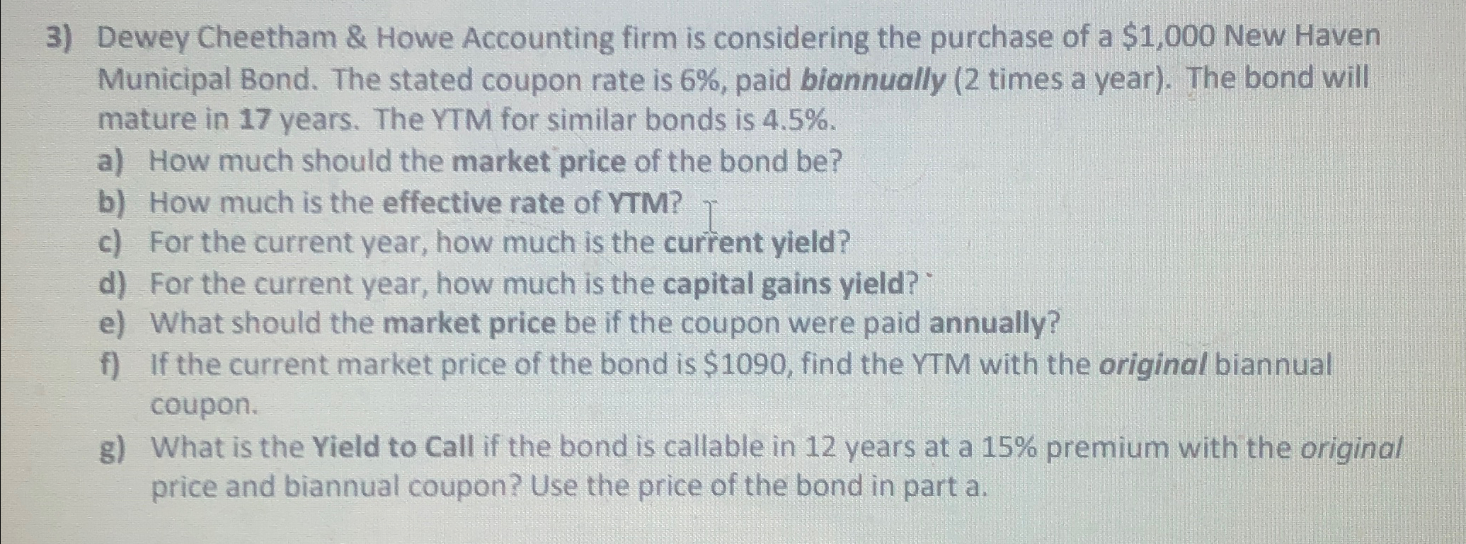 Solved Dewey Cheetham & Howe Accounting firm is considering | Chegg.com