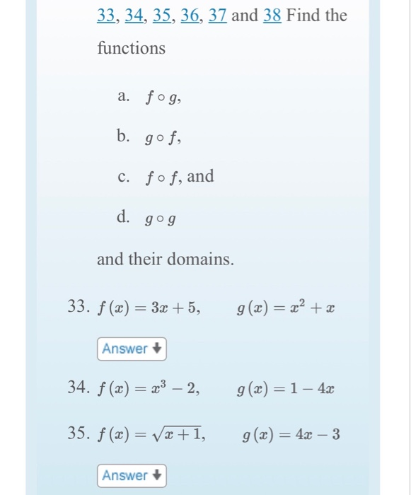 Solved 1. Suppose the graph of f is given. Write equations | Chegg.com