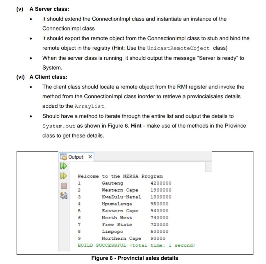 Question 6 Develop a Java application using NetBeans | Chegg.com