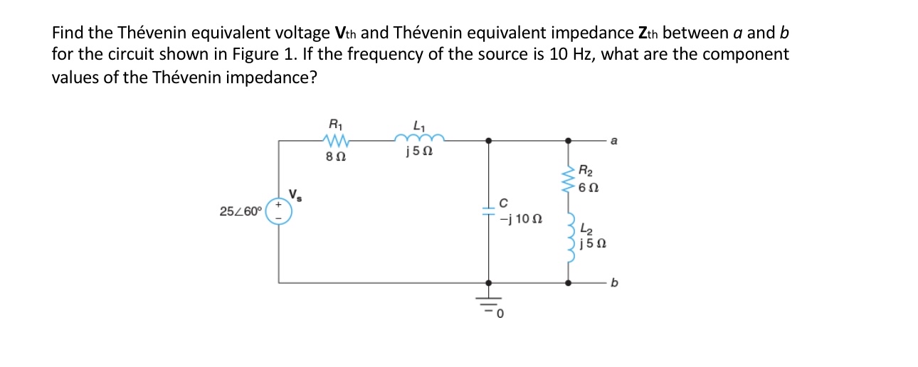 Solved Find the Thévenin equivalent voltage Vt ﻿and Thévenin | Chegg.com