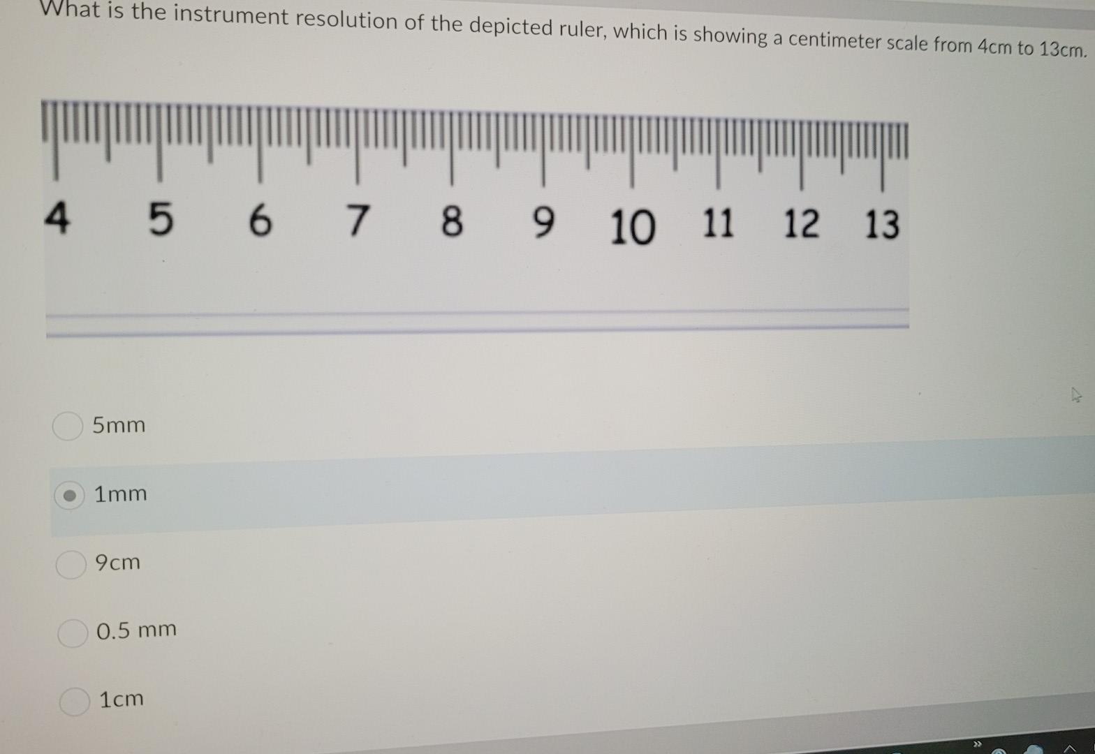 Solved What is the instrument resolution of the depicted | Chegg.com