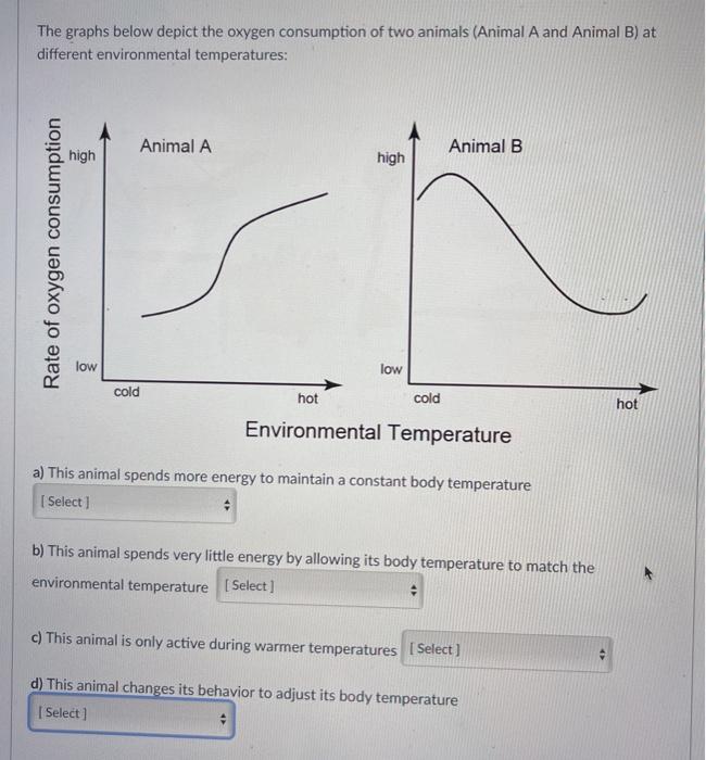 Solved The graphs below depict the oxygen consumption of two | Chegg.com