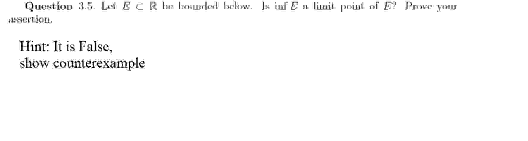 intro analysis 3.5 ﻿more | Chegg.com