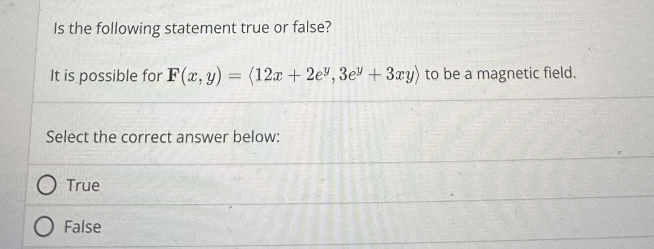 High Quality SOLUTION Is the following statement true or false?It is | Chegg.com