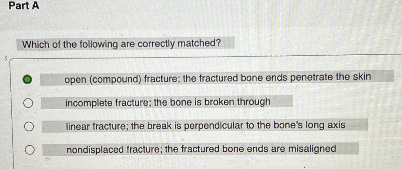 Solved Part AWhich of the following are correctly | Chegg.com