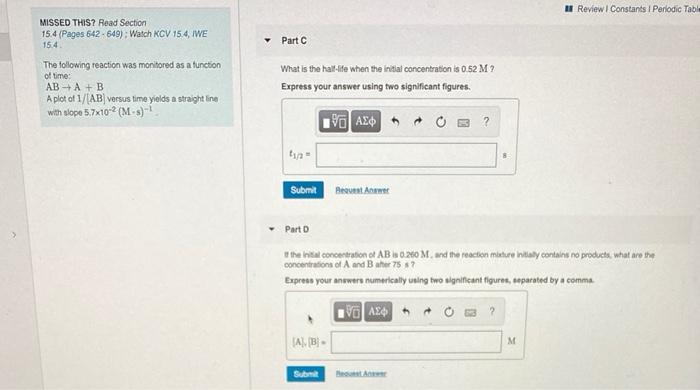 Solved Review Constants 1 Periodic Table Part C MISSED THIS? | Chegg.com
