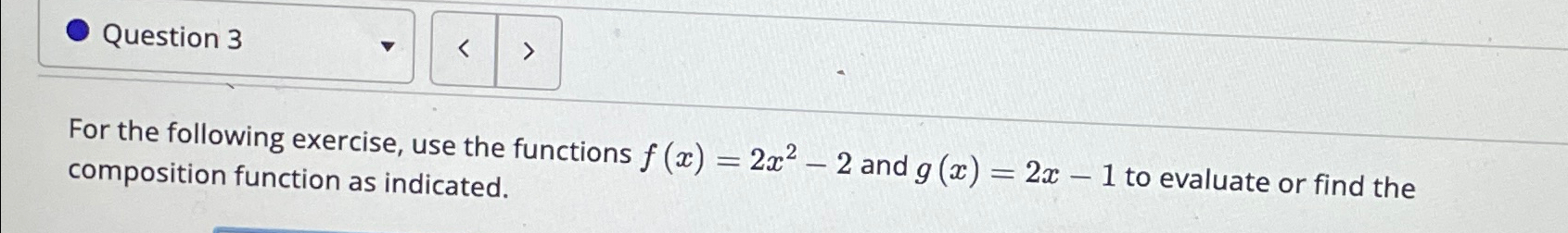 Question 3For the following exercise, use the | Chegg.com Question 3For the following exercise, use the | Chegg.com