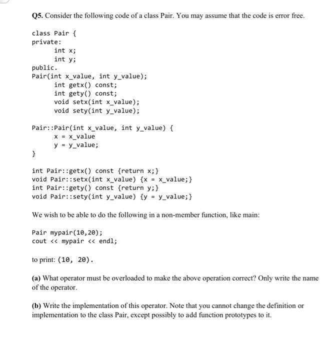 Solved Q2. What is the output of the following program? | Chegg.com