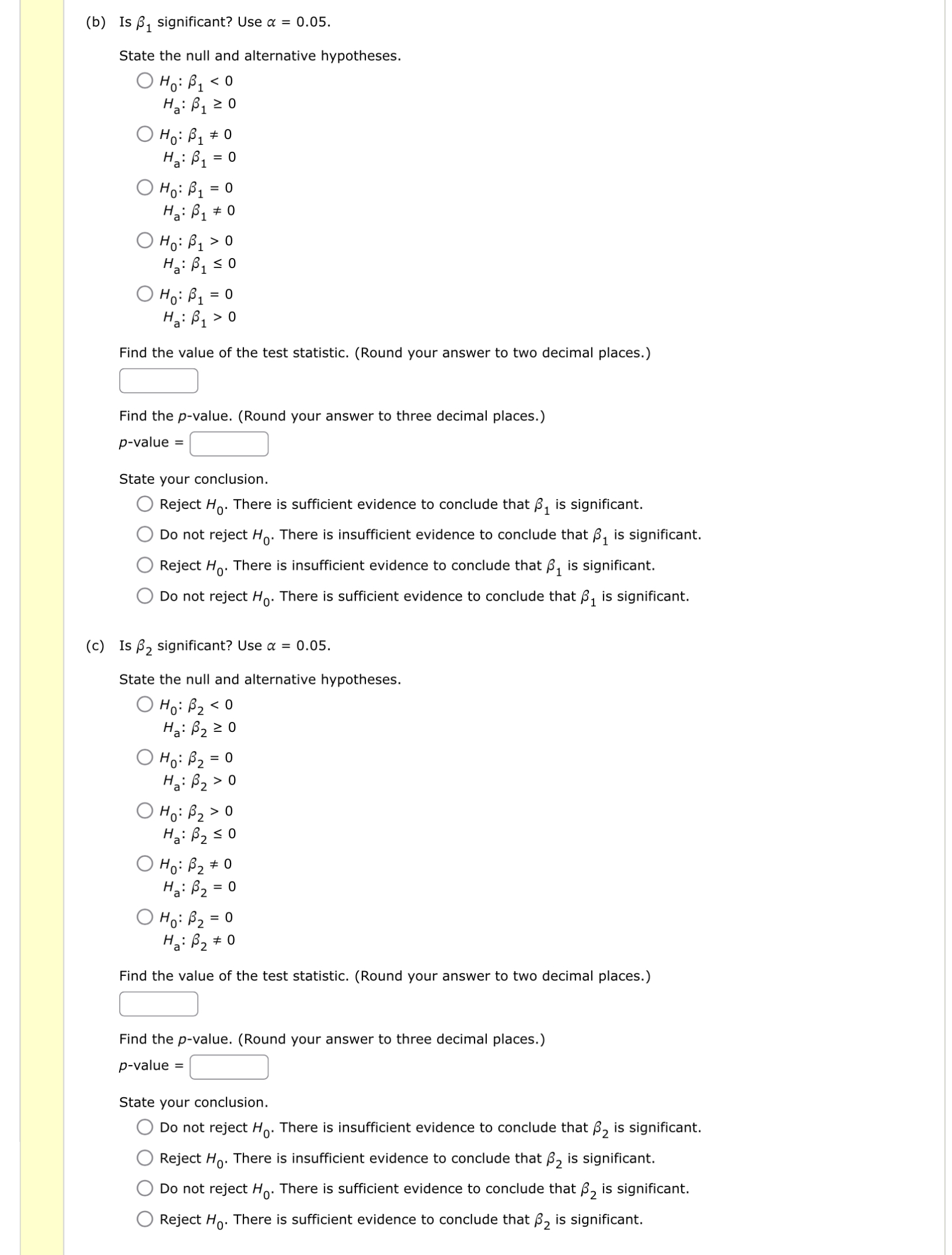 Consider the following data for a dependent variable | Chegg.com