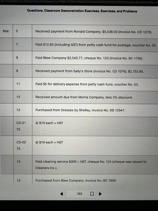 This Mini Practice Set will help you review all the | Chegg.com