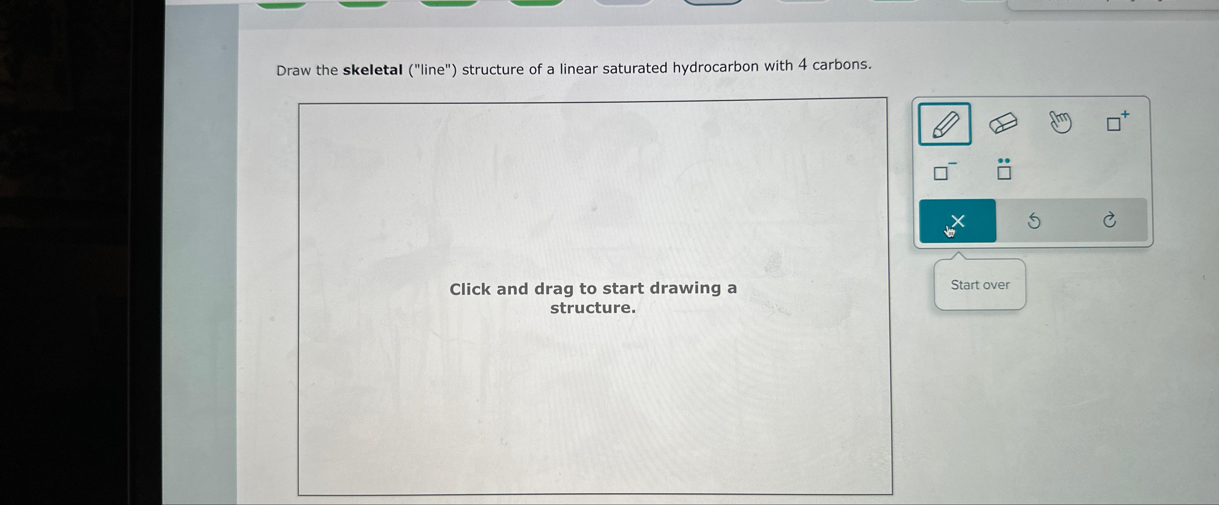 Solved Draw the skeletal ("line") ﻿structure of a linear | Chegg.com