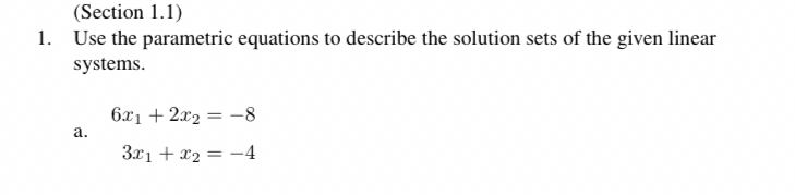 (Section 1.1)Use the parametric equations to describe | Chegg.com