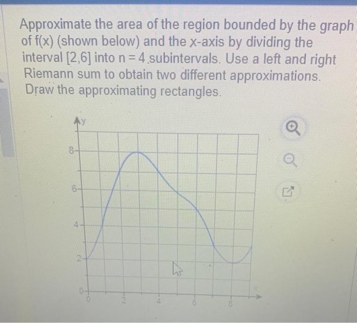 Solved Approximate the area of the region bounded by the | Chegg.com