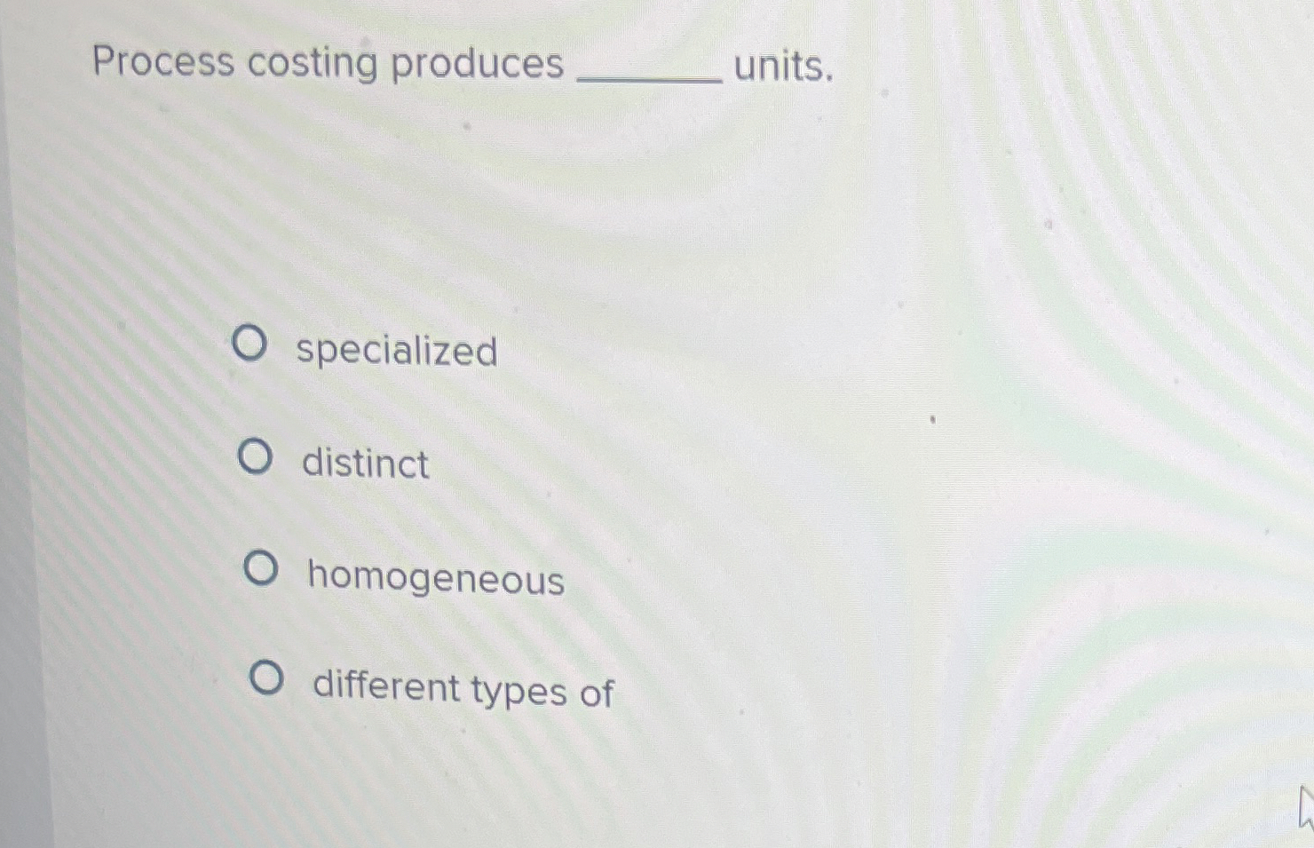 Solved Process costing | Chegg.com