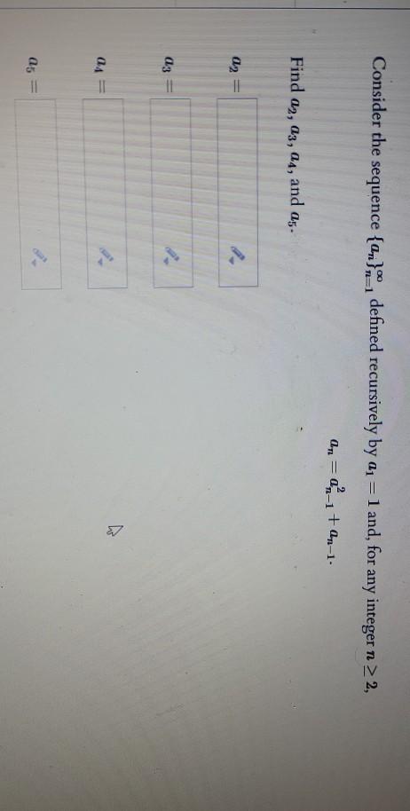 Solved Consider the sequence {en} defined recursively by Io | Chegg.com