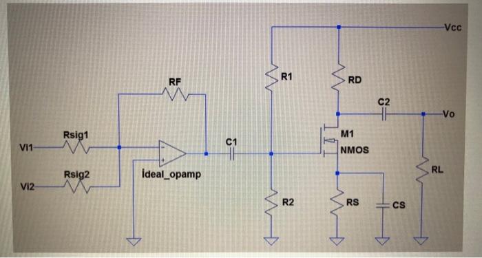 Solved Considering the dc operating conditions of the NMOS | Chegg.com