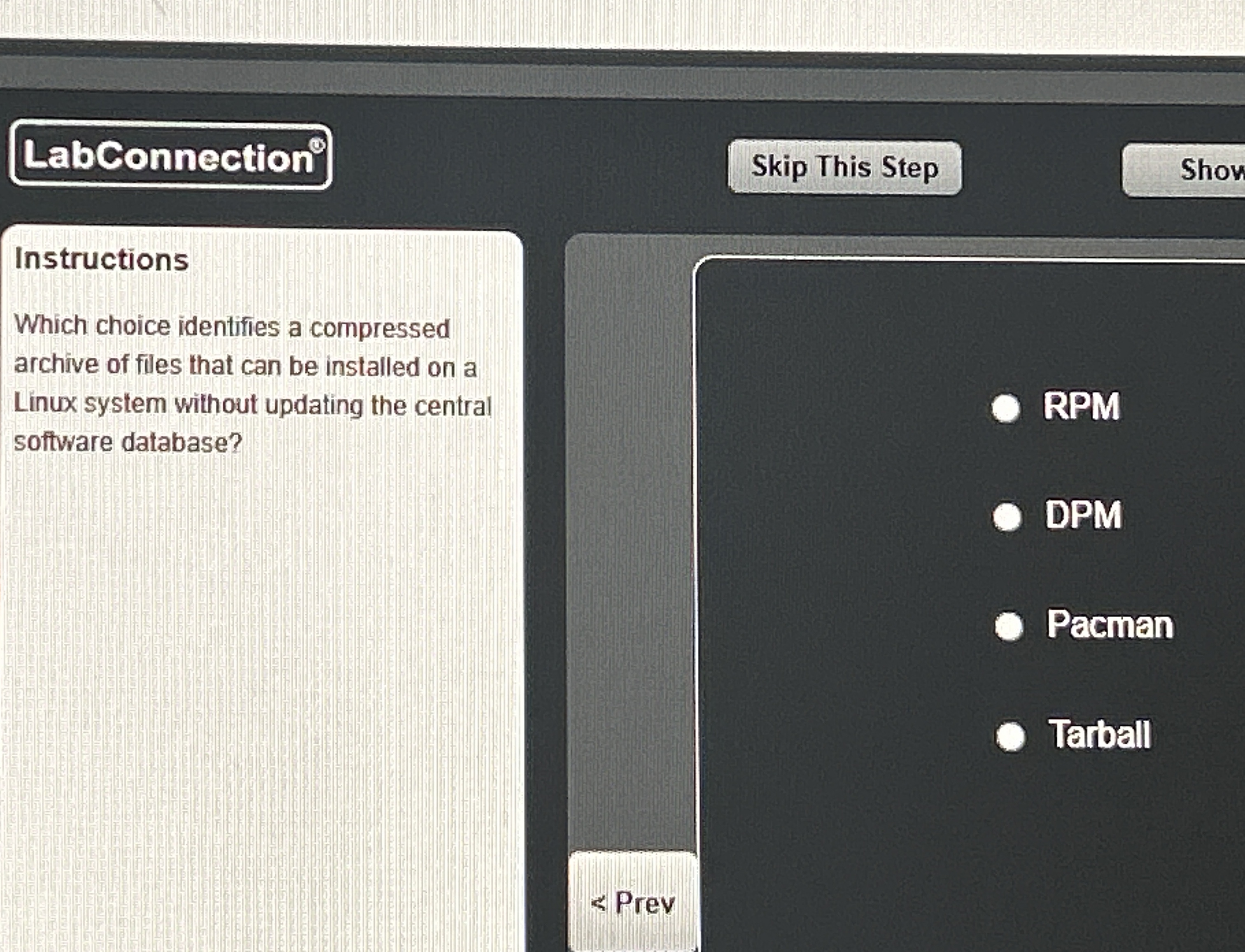 Solved LabConnection °InstructionsWhich choice identifies a | Chegg.com