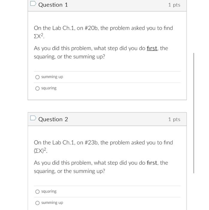 Solved On the Lab Ch.1, on \#20b, the problem asked you to | Chegg.com