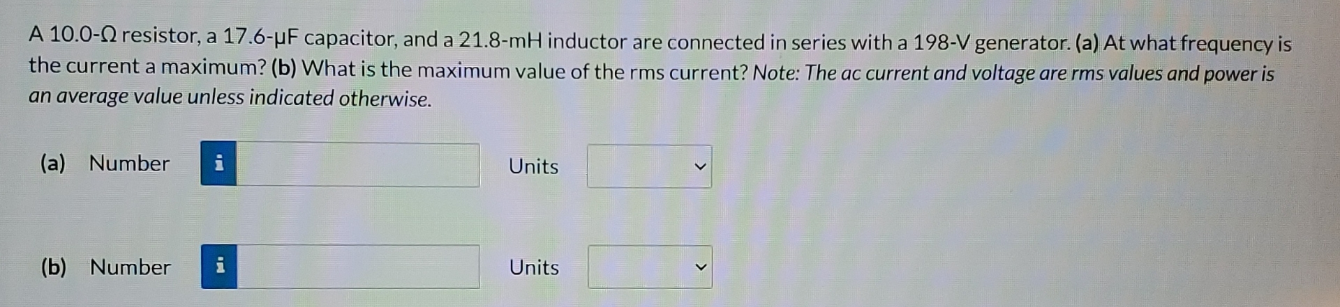 Solved A 10 0 Ω ﻿resistor A 17 6 μf ﻿capacitor And A